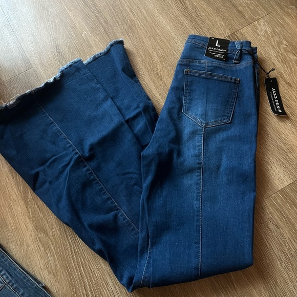 Jazz Denim | Jeans | Dark Blue Flare Jeans | Poshmark